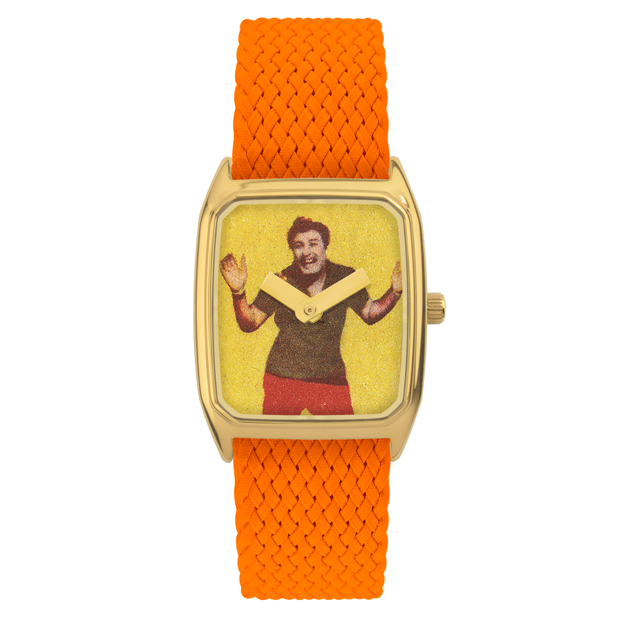 Signature Indian Style Retro Dance Laps Watch Orange Strap – Jungle Bird