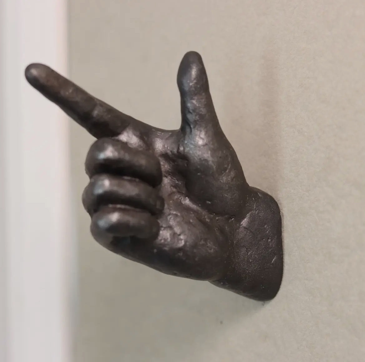 Pointing Finger Coat Hook – Jungle Bird